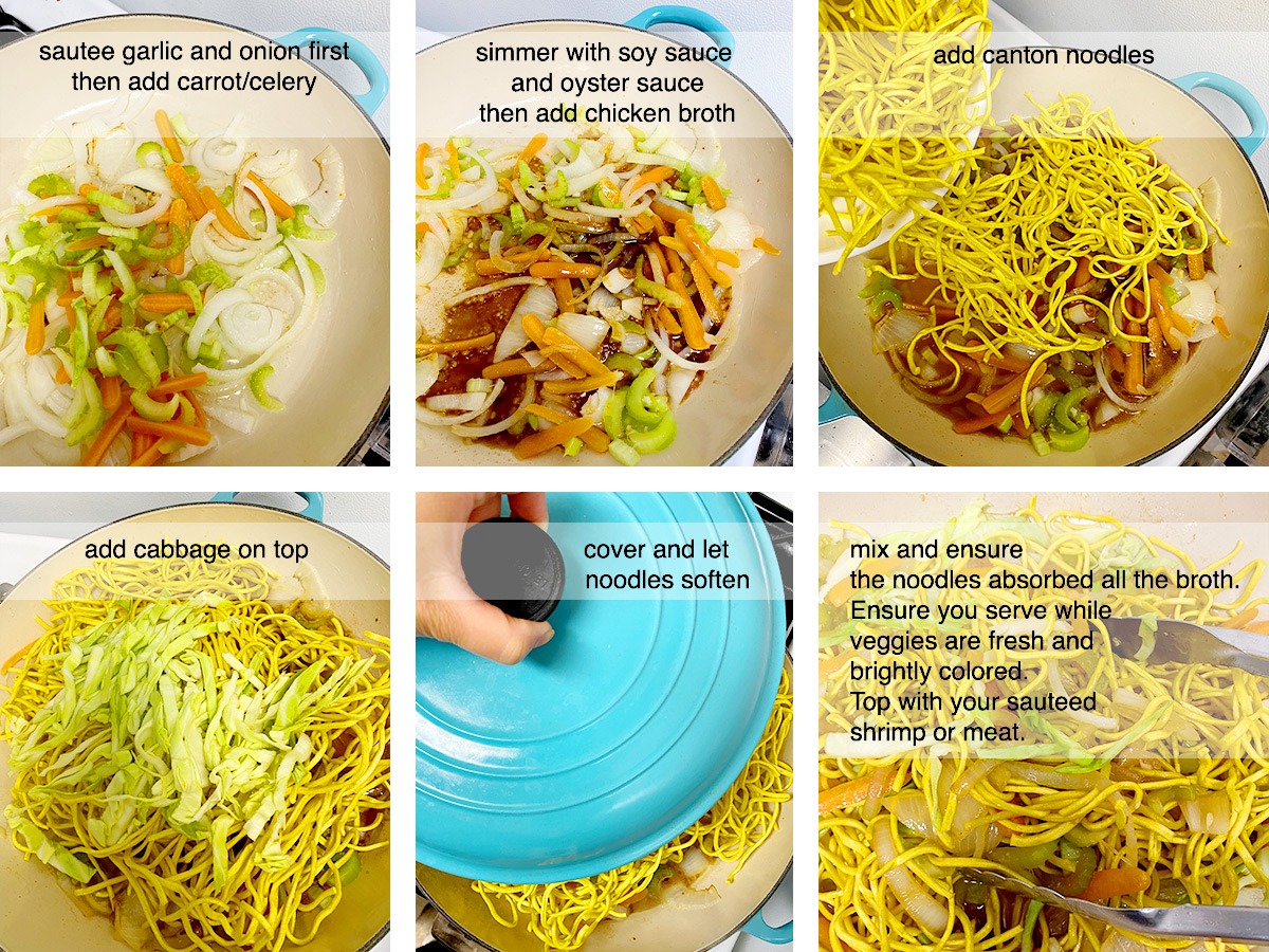 Pancit Canton with Shrimp: Filipino Noodle Stir-Fry | Rice Life Foodie ...