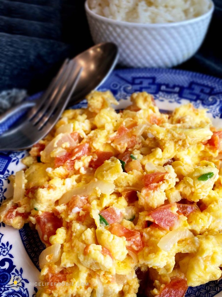EASY Filipino Breakfast egg Scramble | Rice Life Foodie - Asian Recipes ...