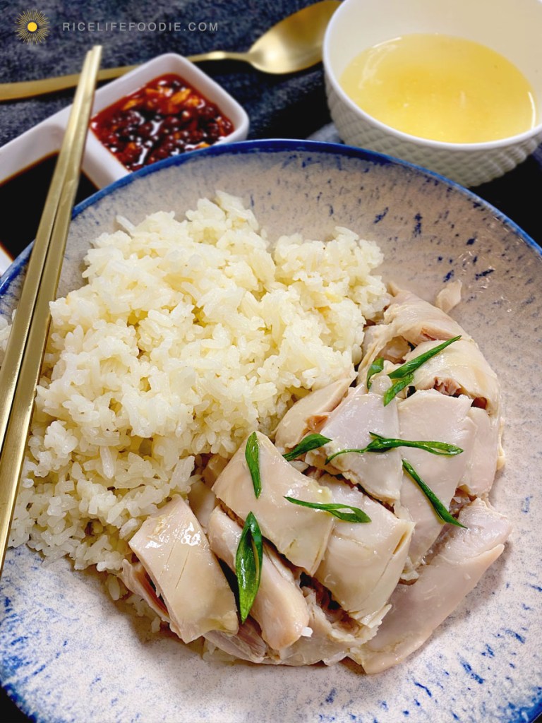 Easy Hainanese Chicken Rice with Miso | Rice Life Foodie - Asian ...