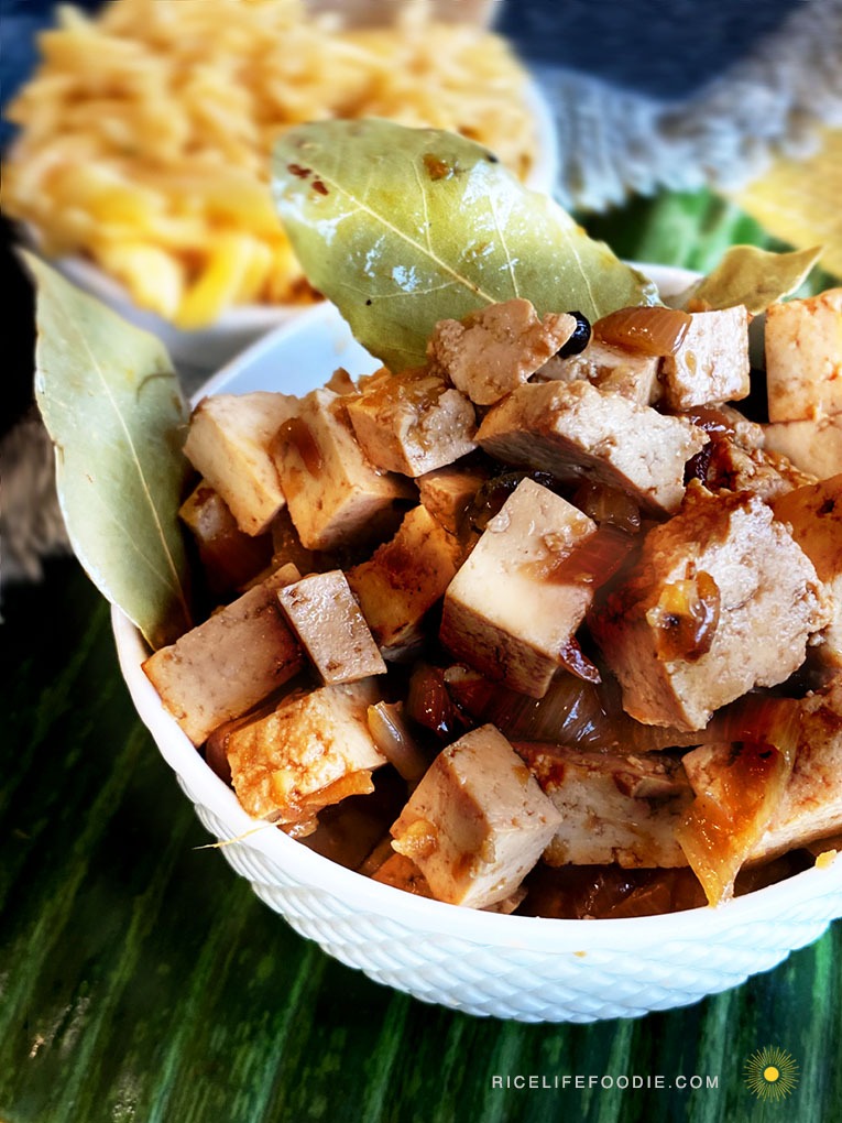 Adobong Tokwa (Filipino Tofu Adobo) | Rice Life Foodie