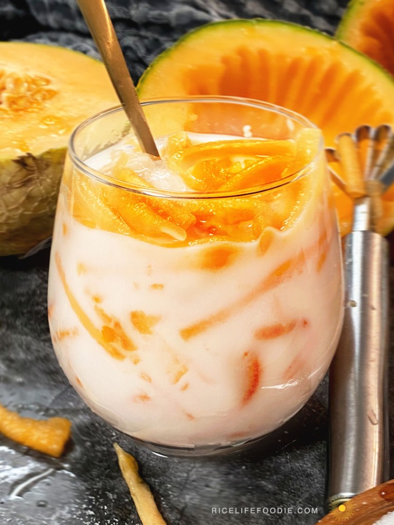 The Best Filipino Cantaloupe Juice Recipe TWO Ways! | Rice Life Foodie ...