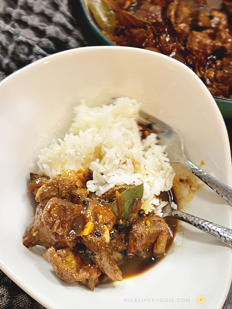 Pork Adobo Recipe | Rice Life Foodie