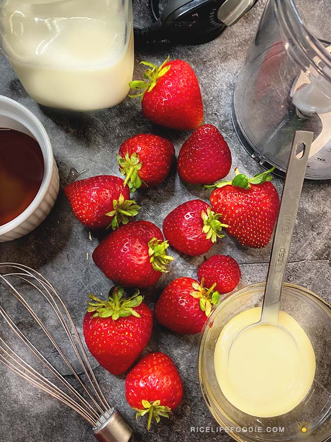 Strawberry Milk Rice Life Foodie Asian Recipes And Filipino Recipes