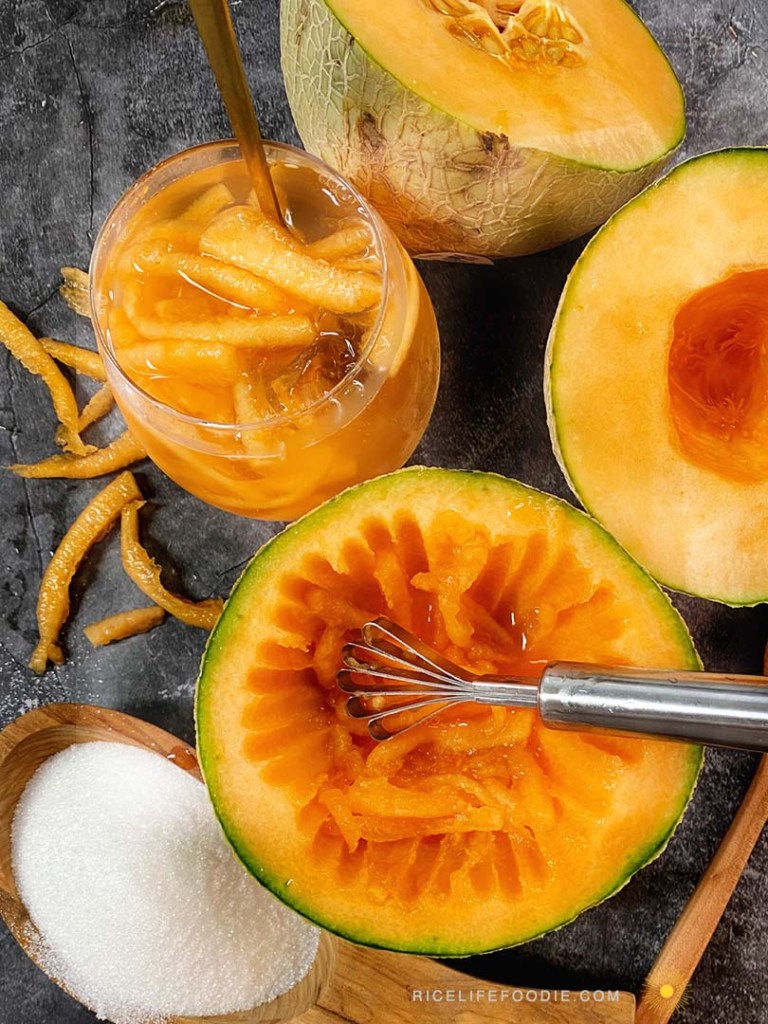 The Best Filipino Cantaloupe Juice Recipe TWO Ways! | Rice Life Foodie ...