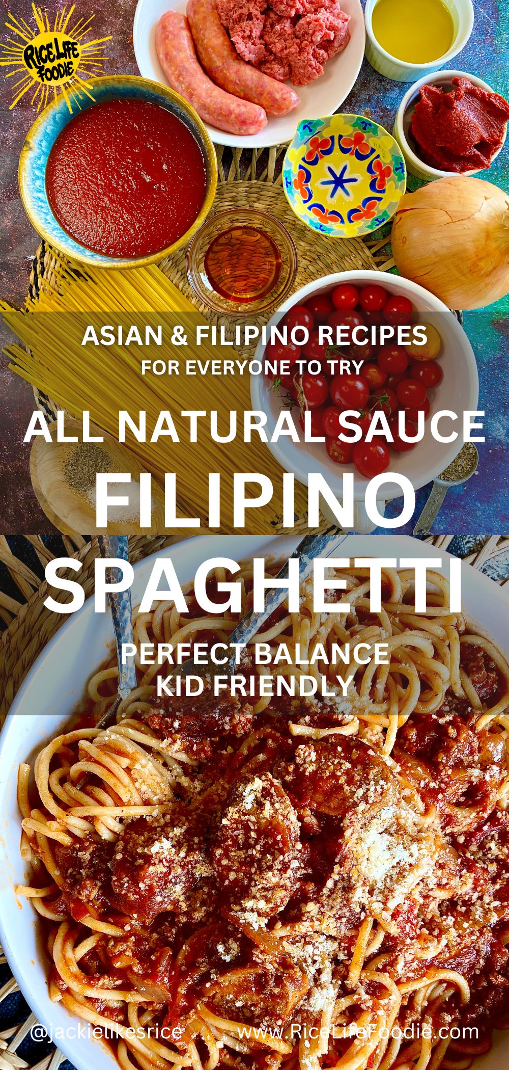 NATURAL Filipino Spaghetti is The Best! Healthier and Yummy | Rice Life ...