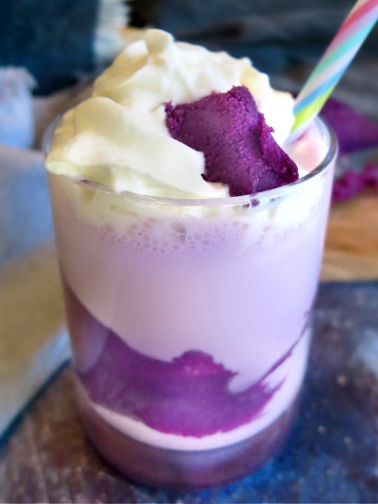 3 Ingredients UBE MILKSHAKE! NATURAL! | Rice Life Foodie - Asian ...