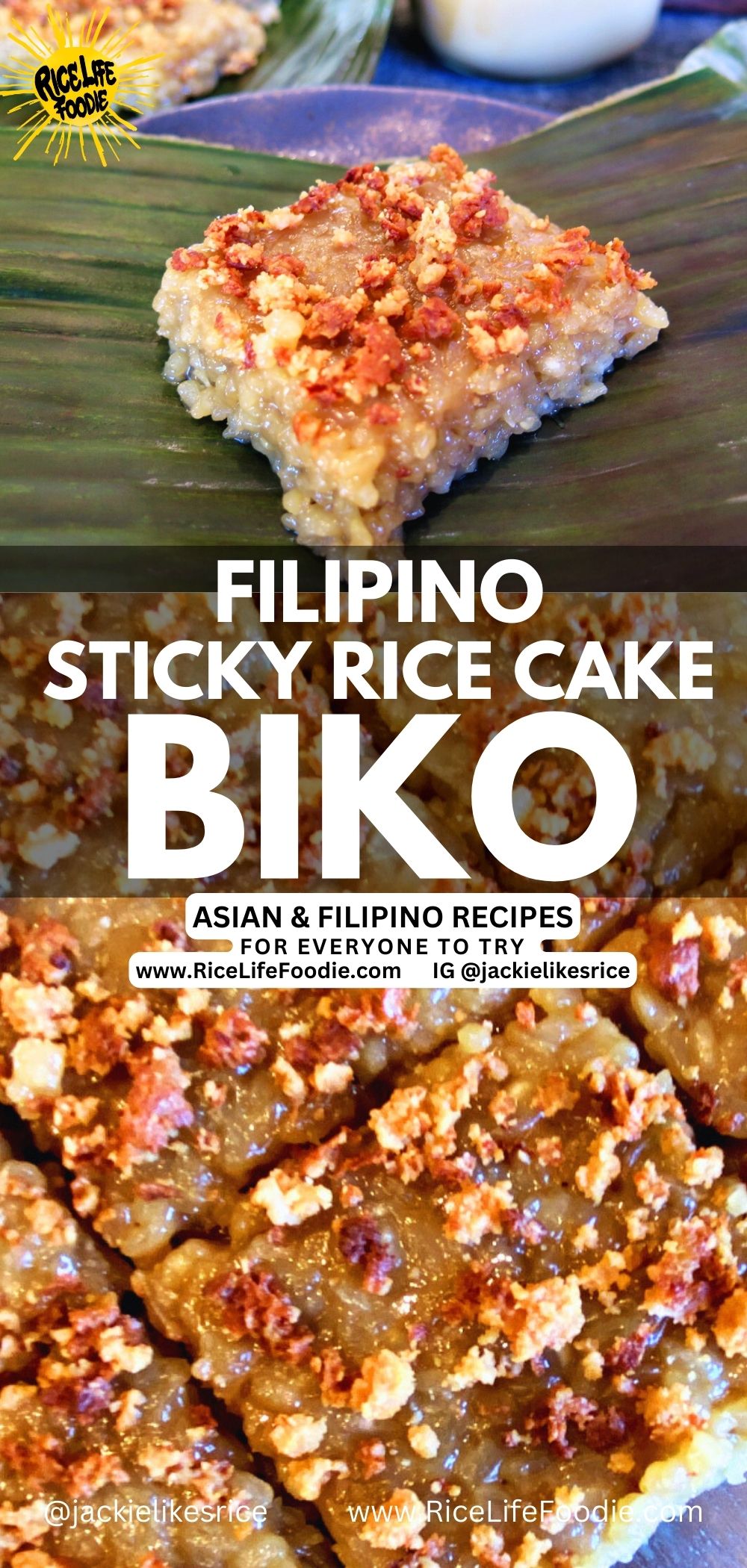 Easy BIKO Recipe with Latik (Brown-Sugar Coconut Sticky Rice Cake ...