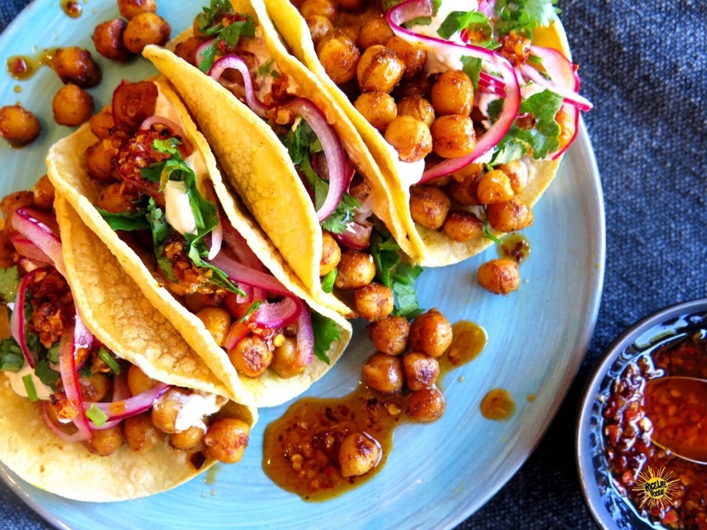Quick Easy Masala Chickpea Tacos | Rice Life Foodie - Asian Recipes and ...