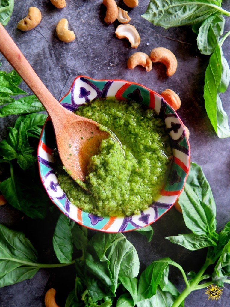 From Scratch: Five Minute Vegan Cashew Pesto at Home | Rice Life Foodie ...