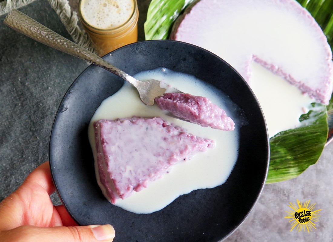 So Yum! Natural UBE BIKO Recipe: with STEP BY STEP Pics! | Rice Life ...