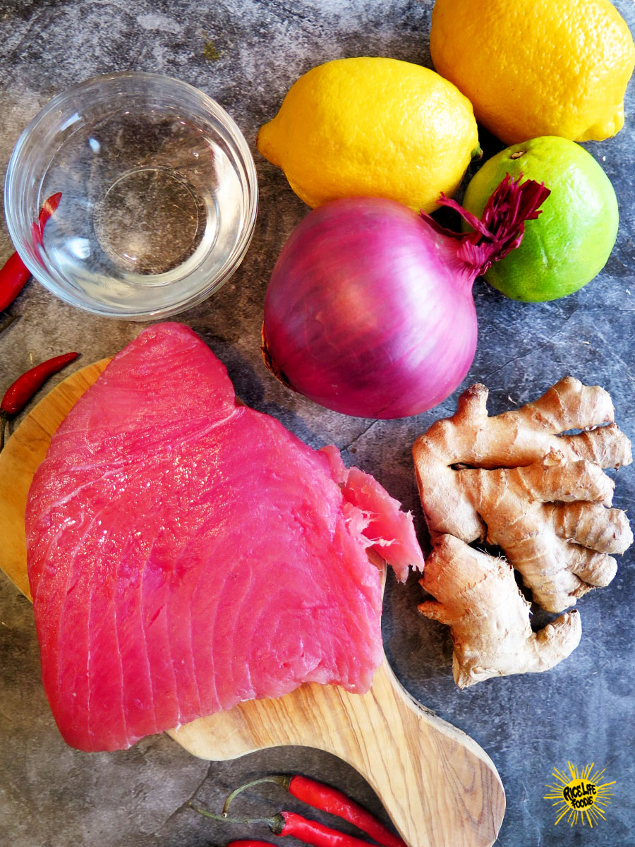 Classic Kinilaw na Tuna Recipe (Filipino Tuna Ceviche) | Rice Life ...