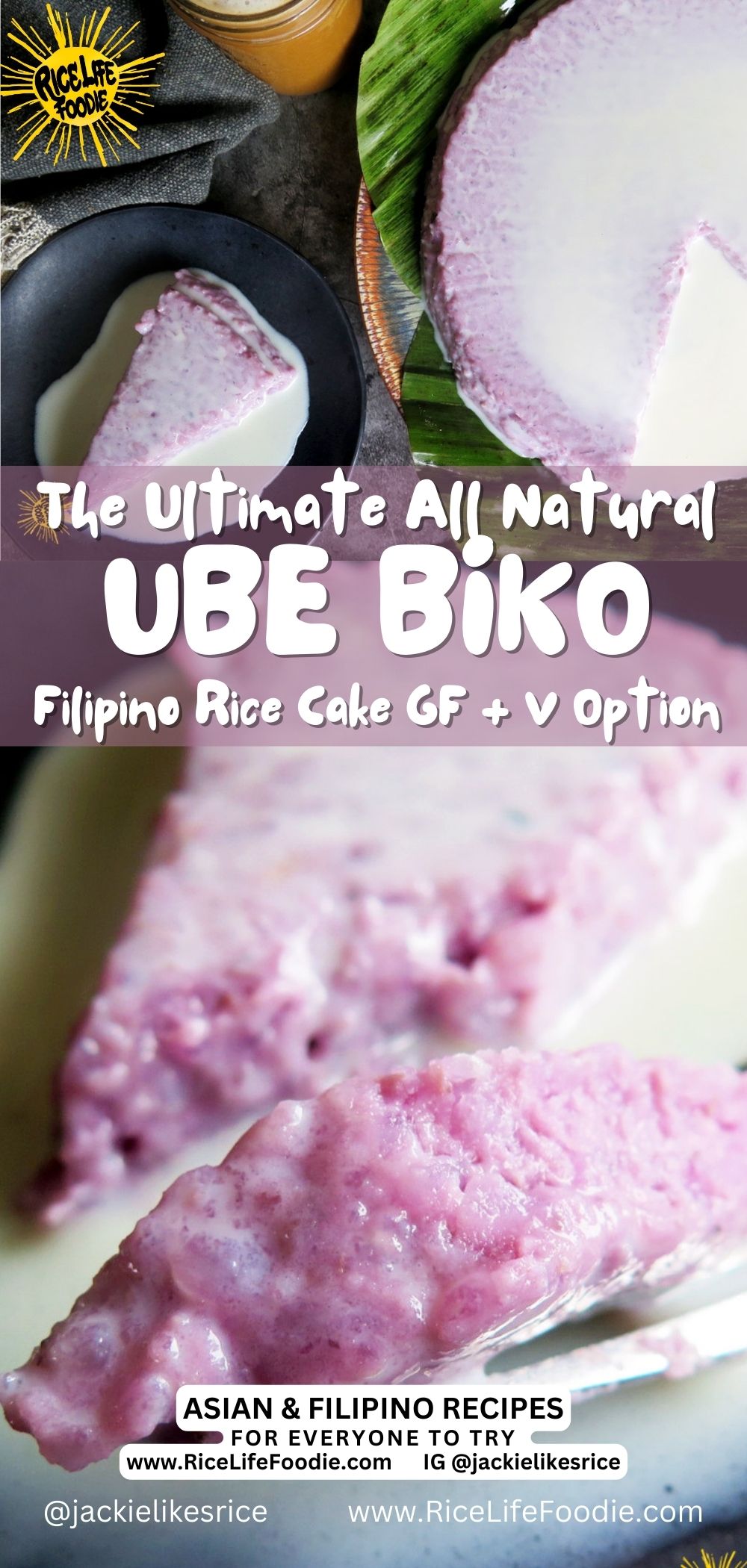 So Yum! Natural UBE BIKO Recipe: with STEP BY STEP Pics! | Rice Life ...