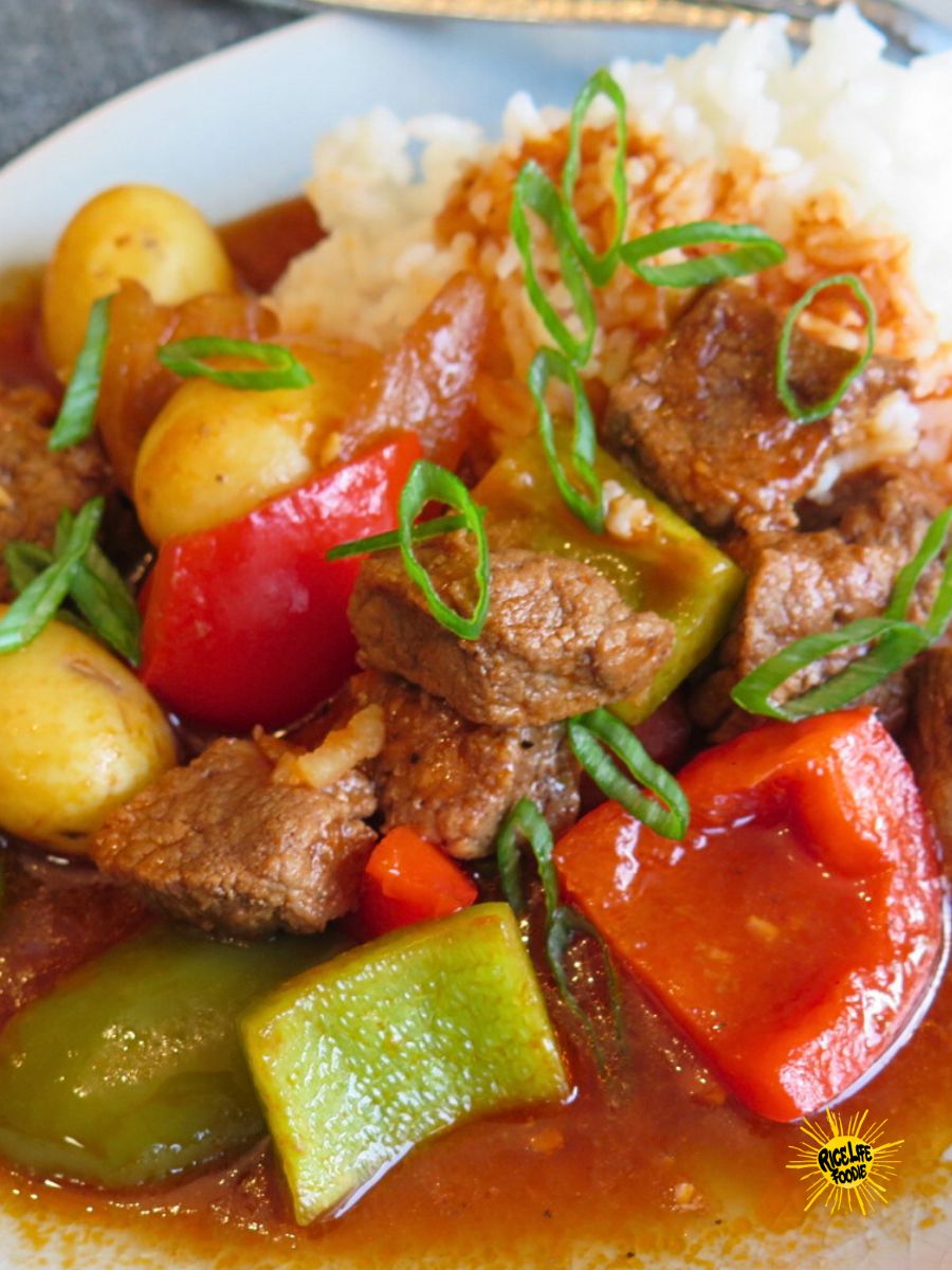 Filipino Beef Mechado Recipe | One-Pot Family Friendly Dish | Rice Life ...