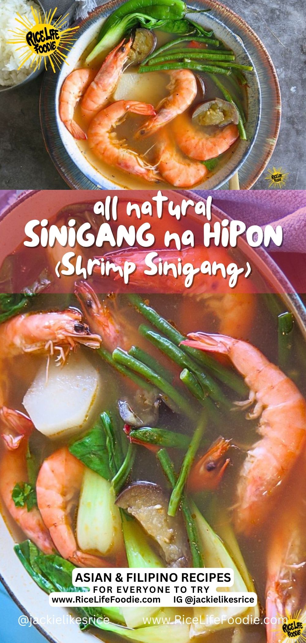 ALL Natural Sinigang Na Hipon Recipe: Shrimp Sinigang (Step By Step ...