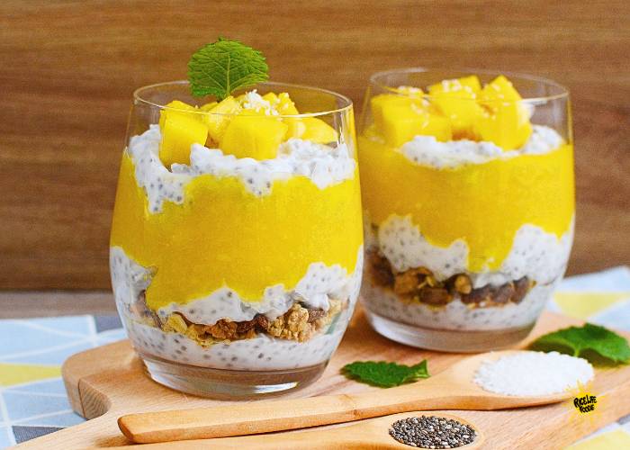 The BEST MANGO CHIA PUDDING to Change your Morning! ALL NATURAL, Vegan ...