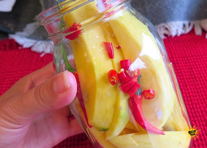 Yummy EASY PICKLED GREEN MANGO Recipe | Rice Life Foodie - Asian ...