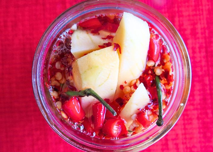 Yummy EASY PICKLED GREEN MANGO Recipe | Rice Life Foodie - Asian ...