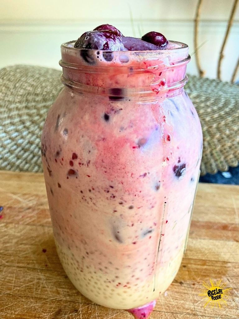 Creamy Dark Cherry Tapioca Dessert Drink | Rice Life Foodie - Asian ...