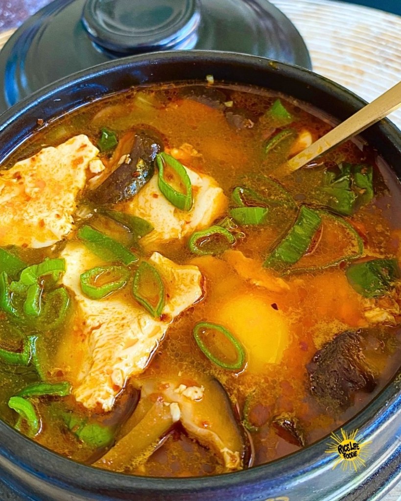 Spicy Silken Tofu Soup: High Protein, Lip-smacking, Healthy! | Rice ...