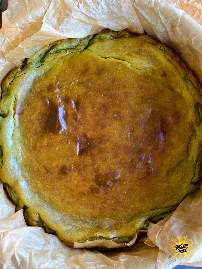Matcha Basque Cheesecake Recipe | Rice Life Foodie - Asian Recipes and ...